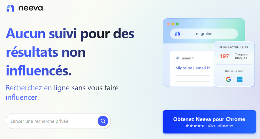 Découvrez Neeva, le moteur de recherche sans suivi ni publicités - VPN ...